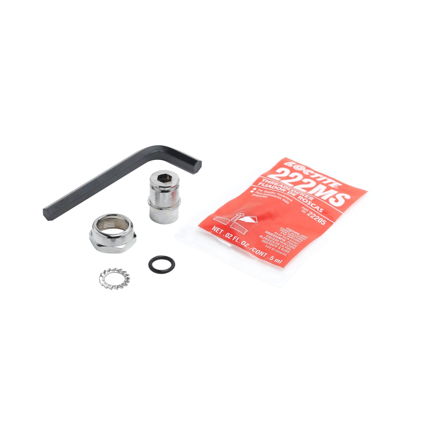 T&S Brass EZ-K T&S EasyInstall Kit: Swivel Nut, Bushing, O-Ring, Lock ...